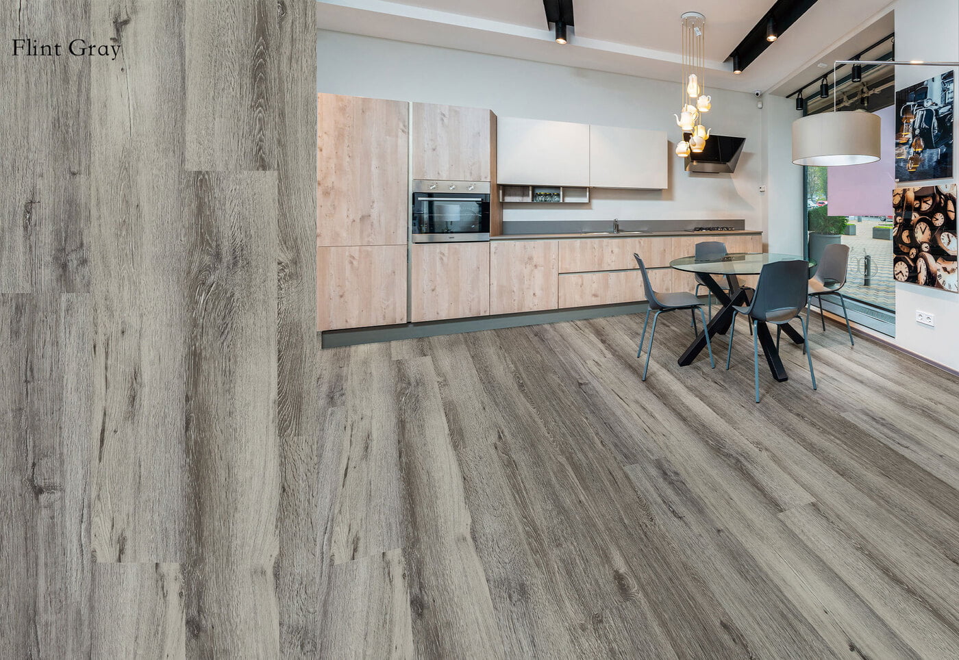 FLOORS PLUS - UNILIN - FLINT GRAY 5.5MM 20MIL 7x48